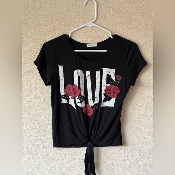 Occasion | Tops | Graphic Screen Tee With Tye | Poshmark